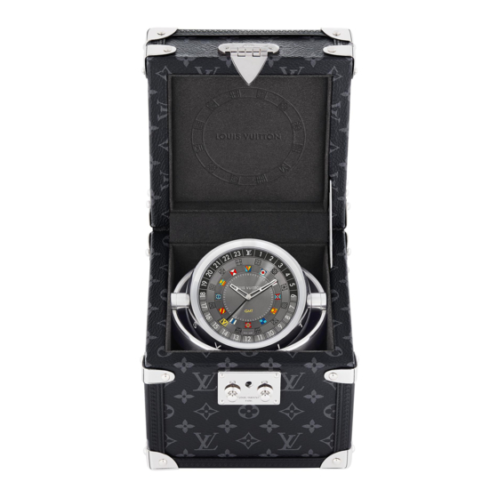 LOUIS VUITTON TRUNK TABLE CLOCK MANUAL Pdf Download | ManualsLib