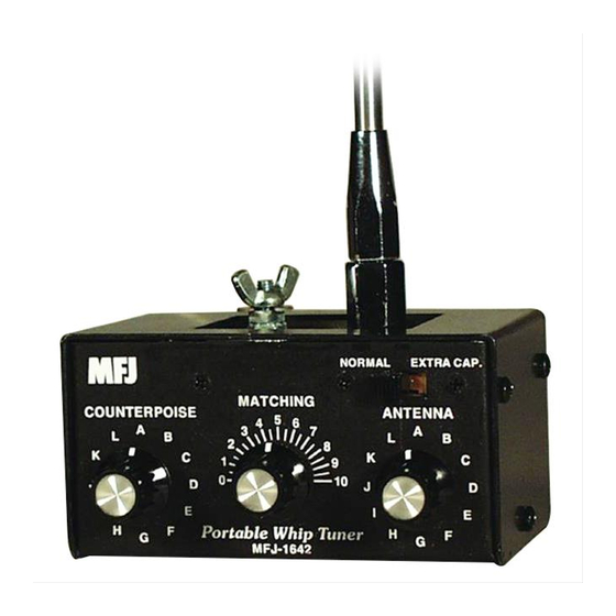 MFJ -1642 INSTRUCTION MANUAL Pdf Download | ManualsLib