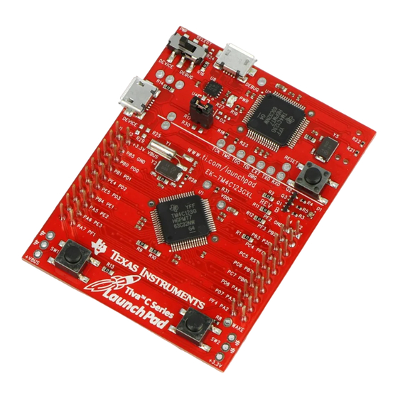 TEXAS INSTRUMENTS TIVA C SERIES DEVELOPMENT MANUAL Pdf Download ...