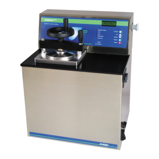 ANKOM 2000 OPERATOR'S MANUAL Pdf Download | ManualsLib