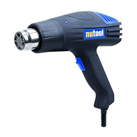 NUTOOL NHG2000 ORIGINAL INSTRUCTIONS MANUAL Pdf Download | ManualsLib