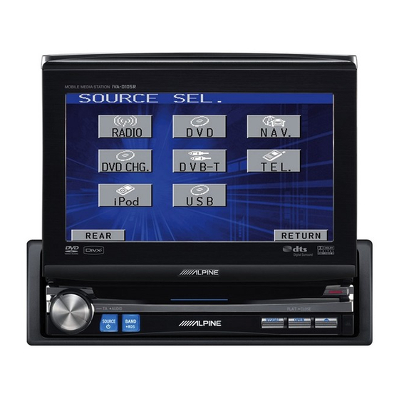 ALPINE IVA-D105R OWNER'S MANUAL Pdf Download | ManualsLib