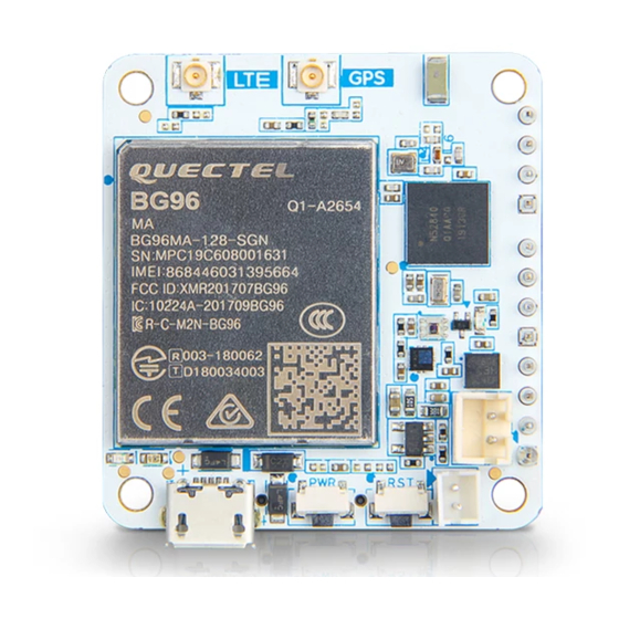 QUECTEL BG96 NIDD AT COMMAND MANUAL Pdf Download | ManualsLib