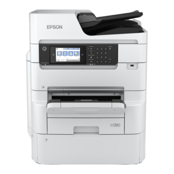 EPSON WF-C879R SERIES SETUP AND ADMINISTRATION MANUAL Pdf Download | ManualsLib
