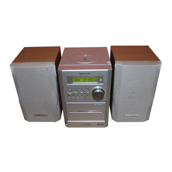 SHARP XL-MP45H SERVICE MANUAL Pdf Download | ManualsLib