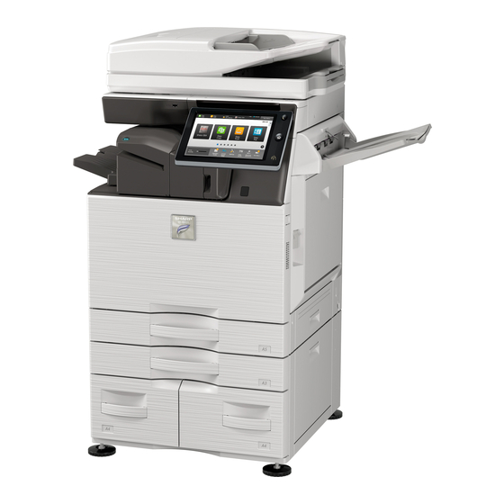 SHARP MX-M3071 QUICK START MANUAL Pdf Download | ManualsLib