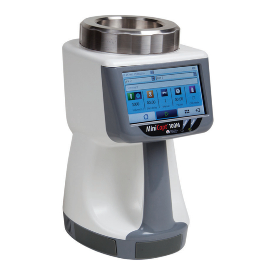 SPECTRIS PARTICLE MEASURING SYSTEMS MINICAPT OPERATION MANUAL Pdf ...