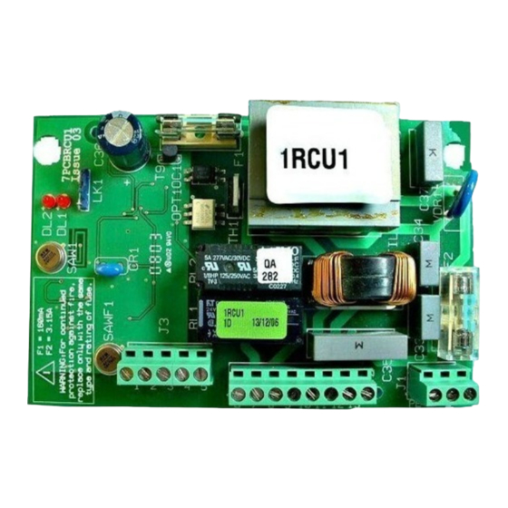 GENIUS RCU1 MANUAL Pdf Download | ManualsLib