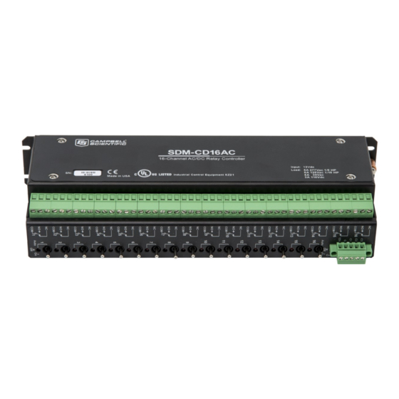 CAMPBELL SDM-CD16AC PRODUCT MANUAL Pdf Download | ManualsLib