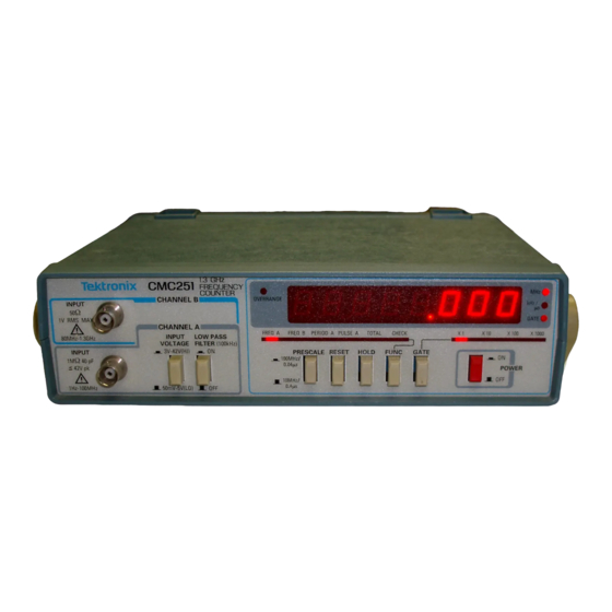 TEKTRONIX CMC251 USER MANUAL Pdf Download | ManualsLib