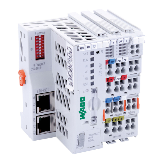 VIESSMANN WAGO MB/TCP GATEWAY INSTALLATION AND SERVICE INSTRUCTIONS FOR ...