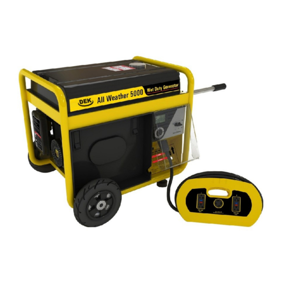 DEK G5000D OWNER'S MANUAL Pdf Download | ManualsLib