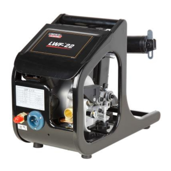 LINCOLN ELECTRIC LWF-22 OPERATOR'S MANUAL Pdf Download | ManualsLib