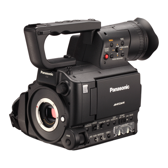 PANASONIC AVCCAM AG-AF100AP OPERATING INSTRUCTIONS MANUAL Pdf Download ...
