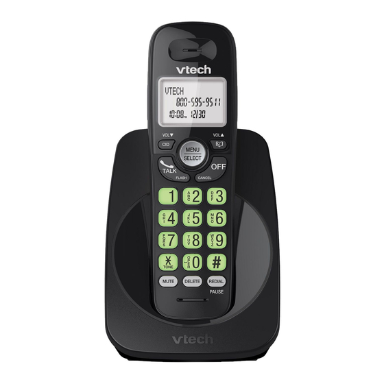 VTECH CS6214 USER MANUAL Pdf Download | ManualsLib