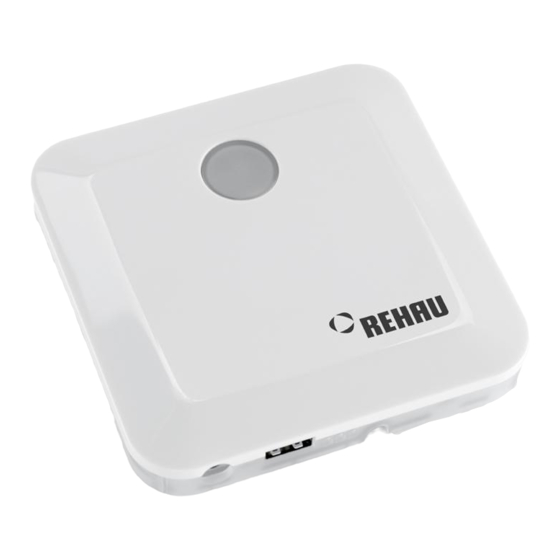 REHAU RE.HUB QUICK START MANUAL Pdf Download | ManualsLib
