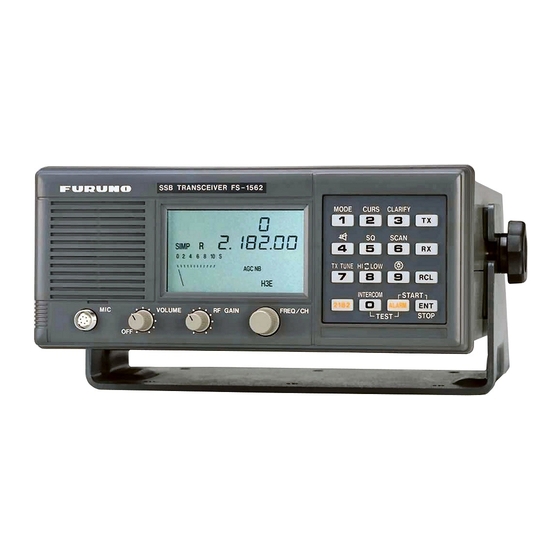 FURUNO FS-1562 MANUAL Pdf Download | ManualsLib