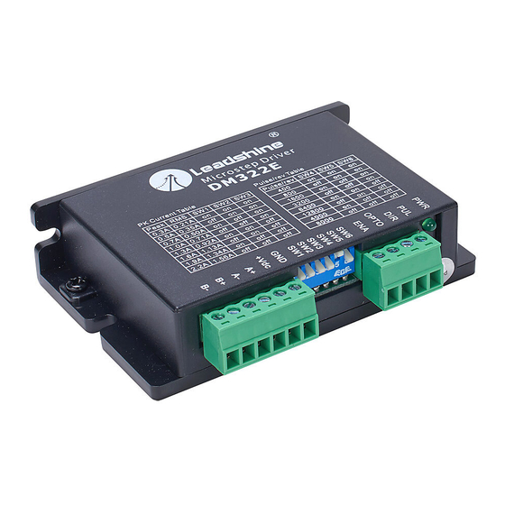 LEADSHINE DM322E USER MANUAL Pdf Download | ManualsLib