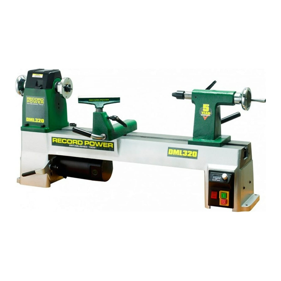 RECORD POWER DML320 ORIGINAL INSTRUCTION MANUAL Pdf Download | ManualsLib