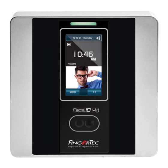 TIMETEC FINGERTEC FACE ID 4 FMM USER MANUAL Pdf Download | ManualsLib