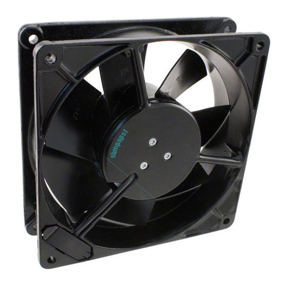 EBM-PAPST W2G110-AK67-24 OPERATING INSTRUCTIONS MANUAL Pdf Download ...