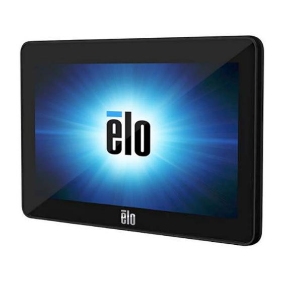 ELO TOUCH SOLUTIONS ET0702L USER MANUAL Pdf Download | ManualsLib