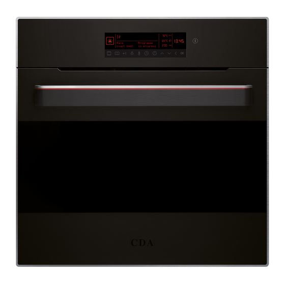 CDA SK900 INSTALLATION, USE AND MAINTENANCE MANUAL Pdf Download ...