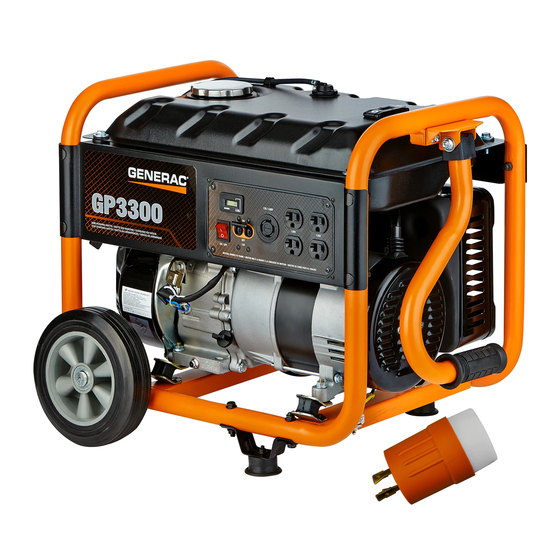 GENERAC POWER SYSTEMS GP3300 SERIES OWNER'S MANUAL Pdf Download ...