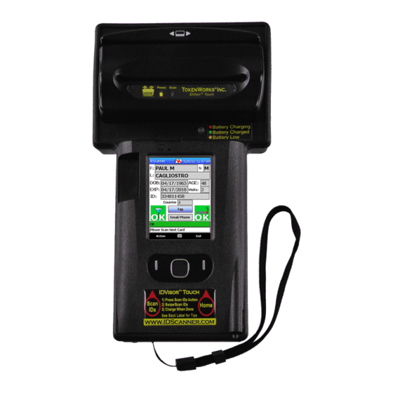 TOKENWORKS IDVISOR TOUCH QUICK START MANUAL Pdf Download | ManualsLib