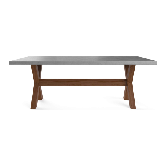 BROSA PAMPERO DINING TABLE ASSEMBLY MANUAL Pdf Download | ManualsLib