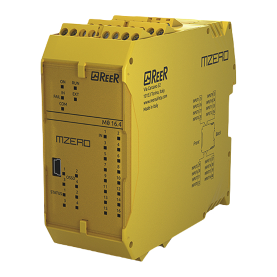 REER MZERO INSTALLATION, USE AND MAINTENANCE MANUAL Pdf Download | ManualsLib