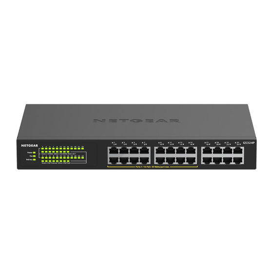 NETGEAR GS324P INSTALLATION MANUAL Pdf Download | ManualsLib