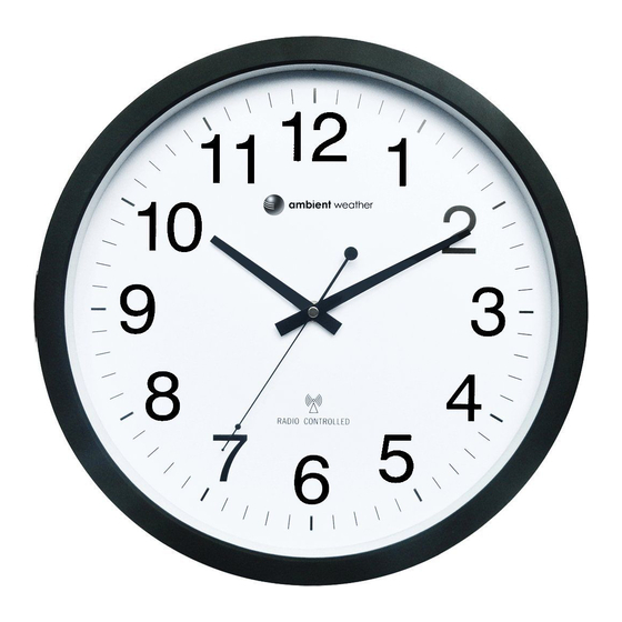 AMBIENT WEATHER RC-1400WB USER MANUAL Pdf Download | ManualsLib