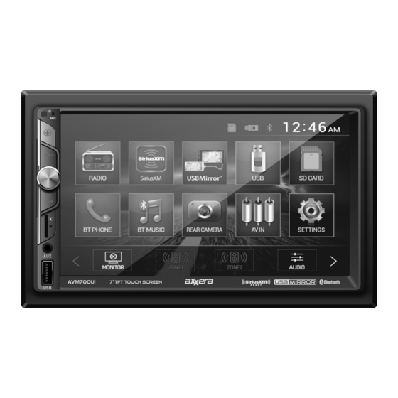 AXXERA AVM700UI INSTALLATION & OWNER'S MANUAL Pdf Download | ManualsLib