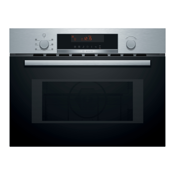BOSCH CM583MS0K INSTRUCTION MANUAL Pdf Download | ManualsLib