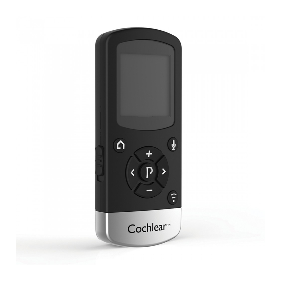 COCHLEAR BAHA REMOTE CONTROL 2 USER MANUAL Pdf Download | ManualsLib