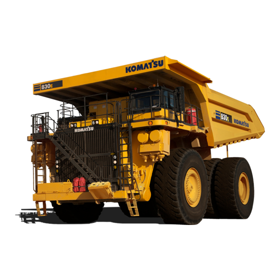 KOMATSU 830E-1AC OPERATION & MAINTENANCE MANUAL Pdf Download | ManualsLib