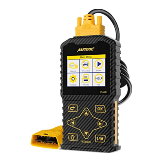 AUTOOL CS520 USER MANUAL Pdf Download | ManualsLib
