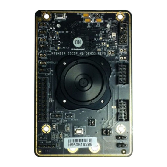 ON SEMICONDUCTOR MT9M114EBLSTCZH3-GEVB USER MANUAL Pdf Download ...