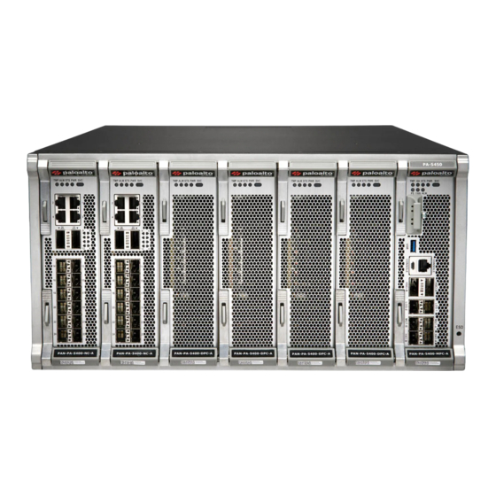 PALOALTO NETWORKS PA-5400 SERIES HARDWARE REFERENCE MANUAL Pdf Download | ManualsLib