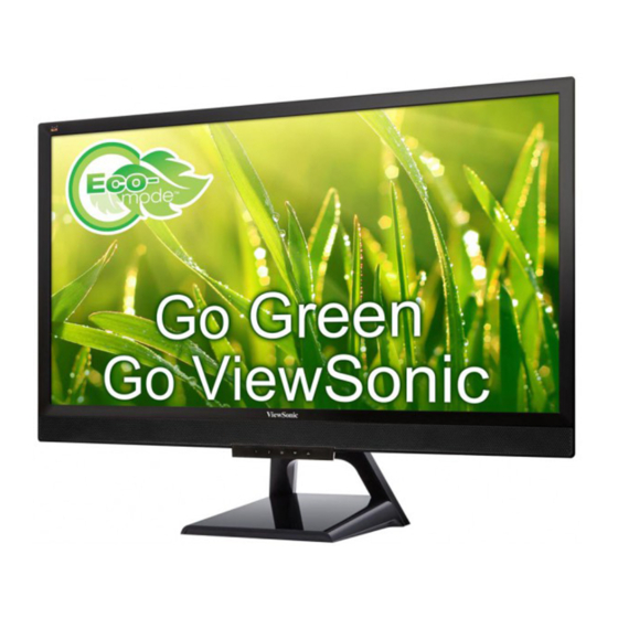 VIEWSONIC VX2858SML USER MANUAL Pdf Download | ManualsLib