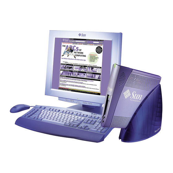 SUN MICROSYSTEMS SUN RAY 1 QUICK REFERENCE Pdf Download | ManualsLib