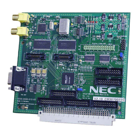 NEC STARTWARE-GHS-RAVIN-E USER MANUAL Pdf Download | ManualsLib