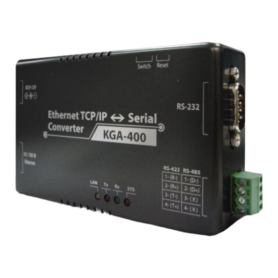 KGUARD SECURITY KGA-400 USER MANUAL Pdf Download | ManualsLib