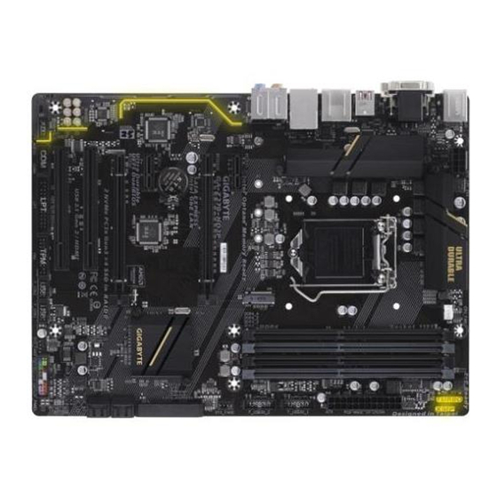 GIGABYTE GA-Z270-HD3P USER MANUAL Pdf Download | ManualsLib