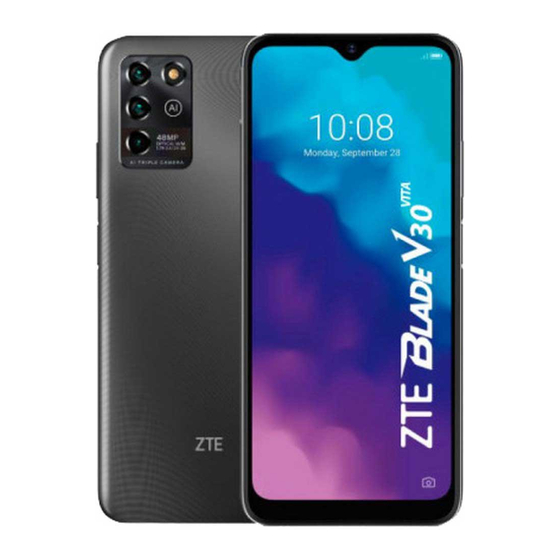 ZTE BLADE V30 VITA QUICK START MANUAL Pdf Download | ManualsLib