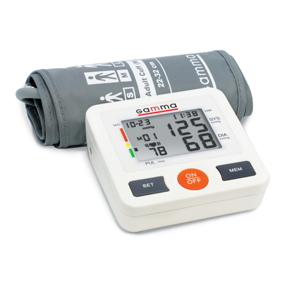 GAMMA OPTIMA USER MANUAL Pdf Download | ManualsLib