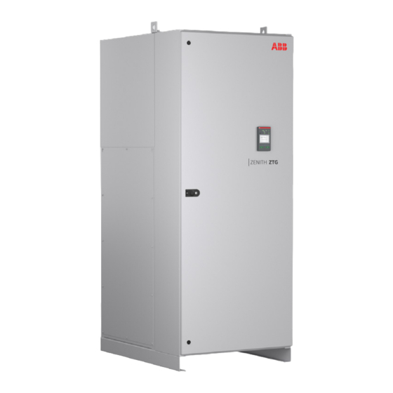 ABB ZENITH ZTG T SERIES OPERATION, MAINTENANCE, AND INSTALLATION MANUAL ...