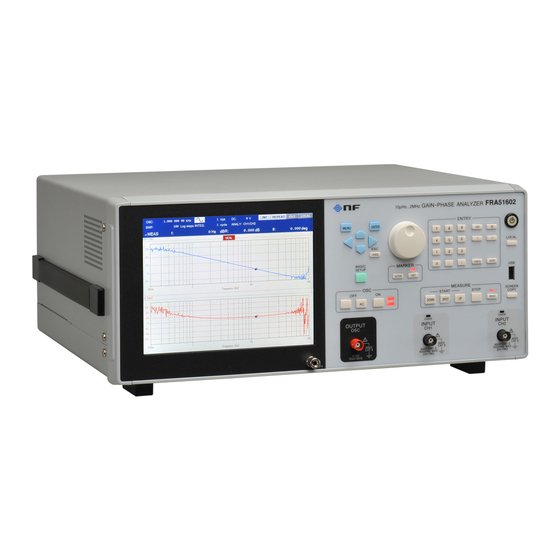 NF FRA51615 INSTRUCTION MANUAL Pdf Download | ManualsLib