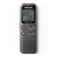 PHILIPS VOICETRACER DVT1120 QUICK START MANUAL Pdf Download | ManualsLib
